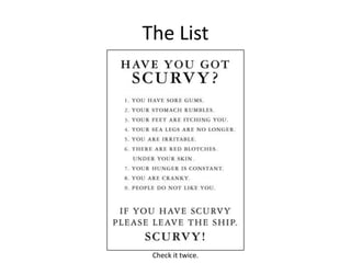 Jordan dougherty; scurvy | PPTX | Nutrition | Healthy Living