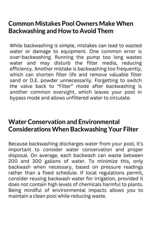 Jordan Hidalgo - How to Properly Backwash Your Pool Filter and Why It ...