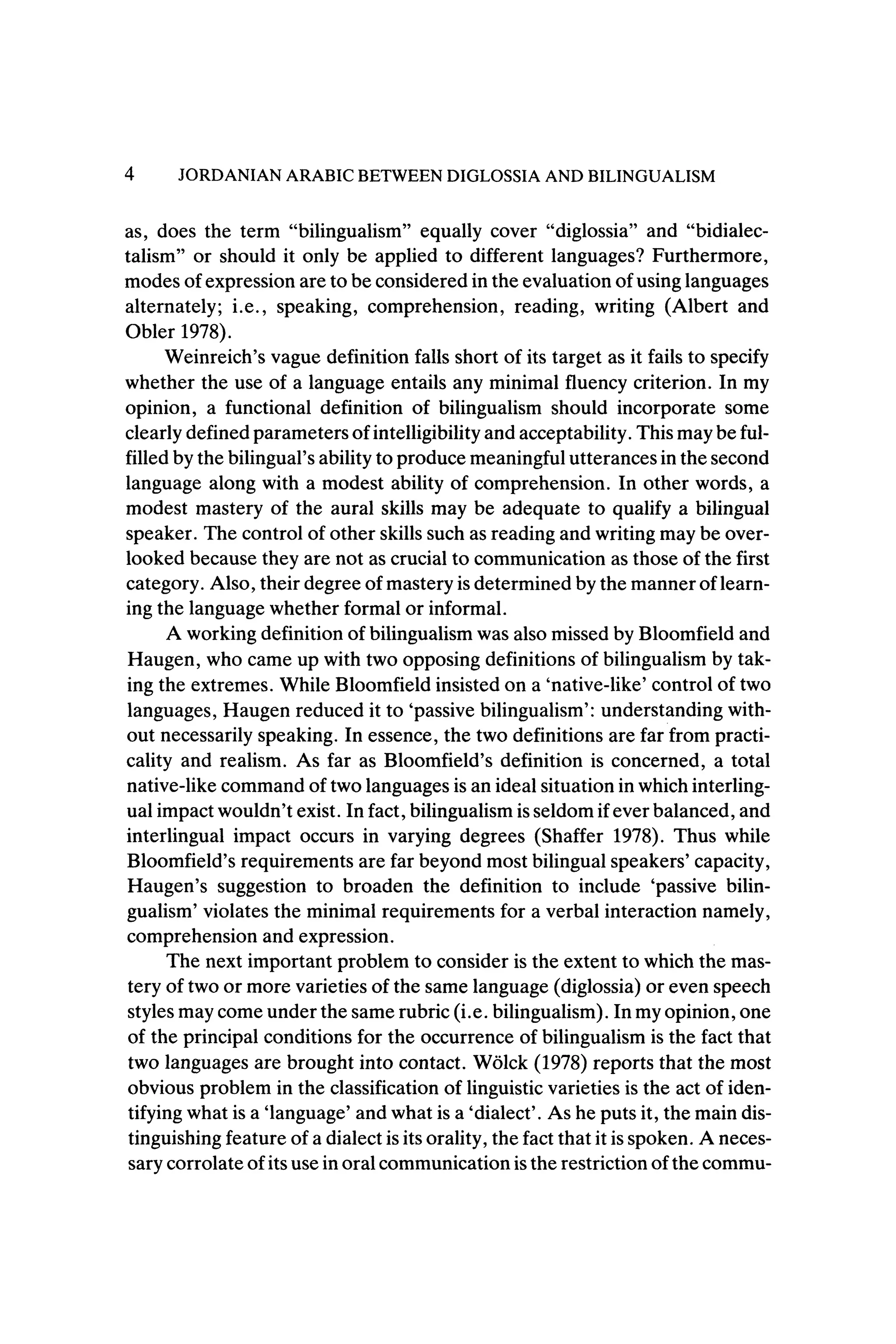 Jordanian arabic between diglossia and bilingualism | PDF