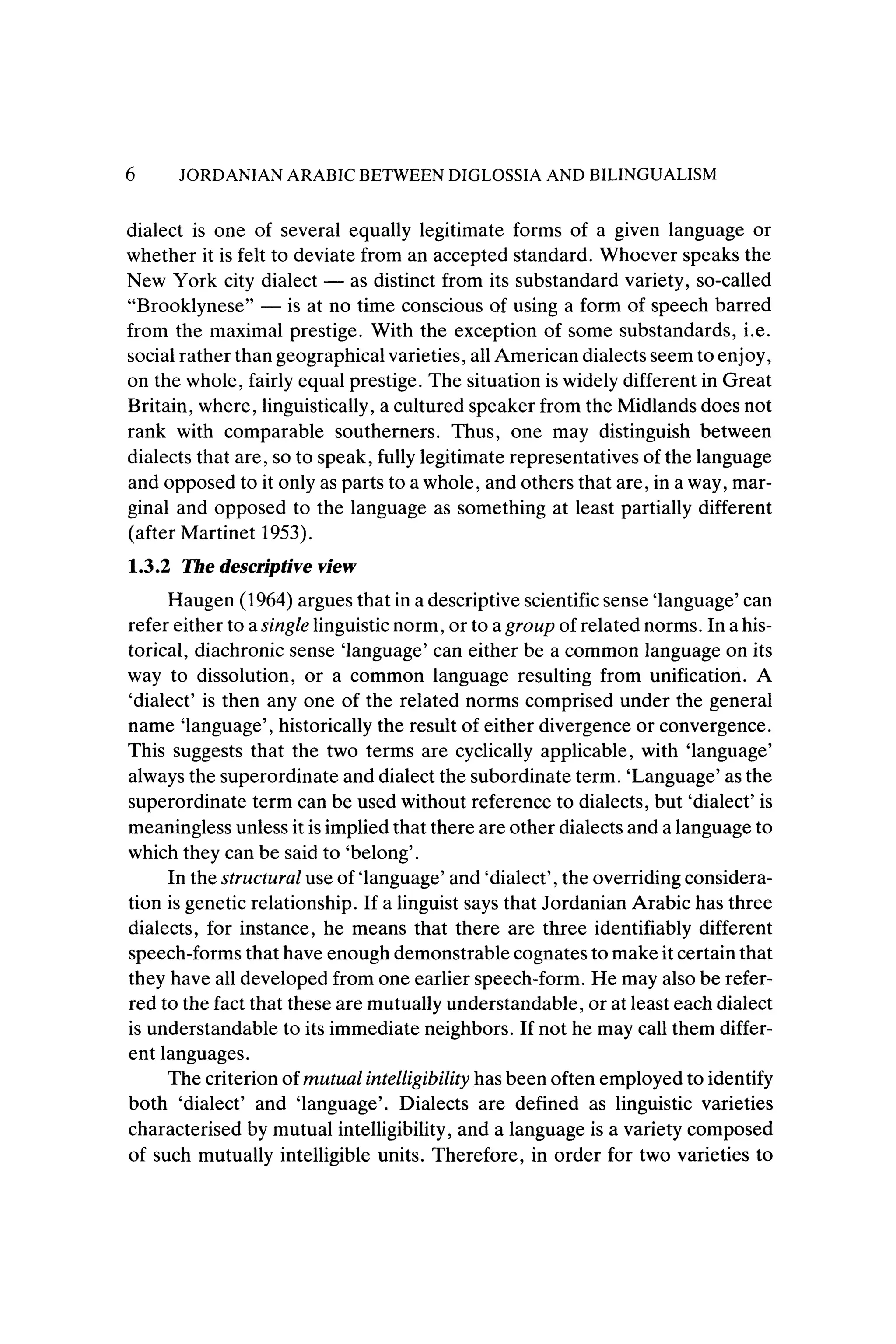 Jordanian arabic between diglossia and bilingualism | PDF