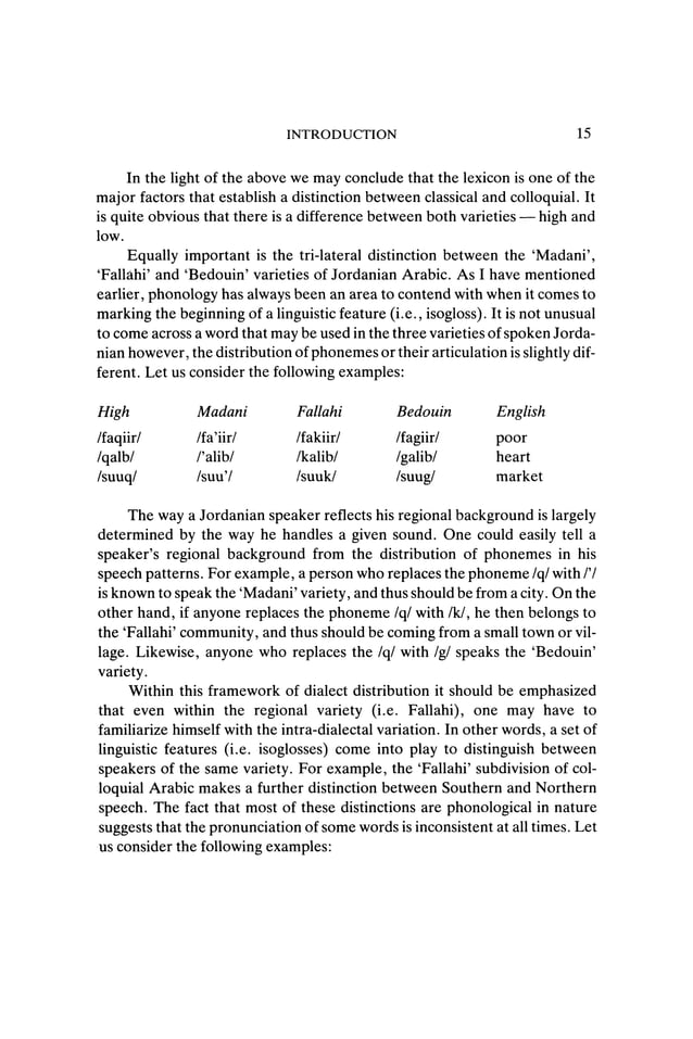 Jordanian arabic between diglossia and bilingualism | PDF