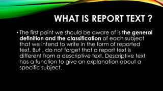 Report Text | PPTX | Large Animals | Pets