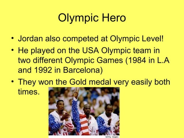 Michael Jordan Biography | PPT | Basketball | Sports