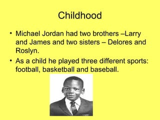 Michael Jordan Biography | PPT