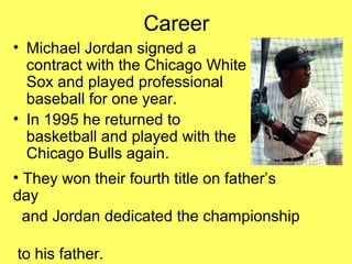 Michael Jordan Biography | PPT
