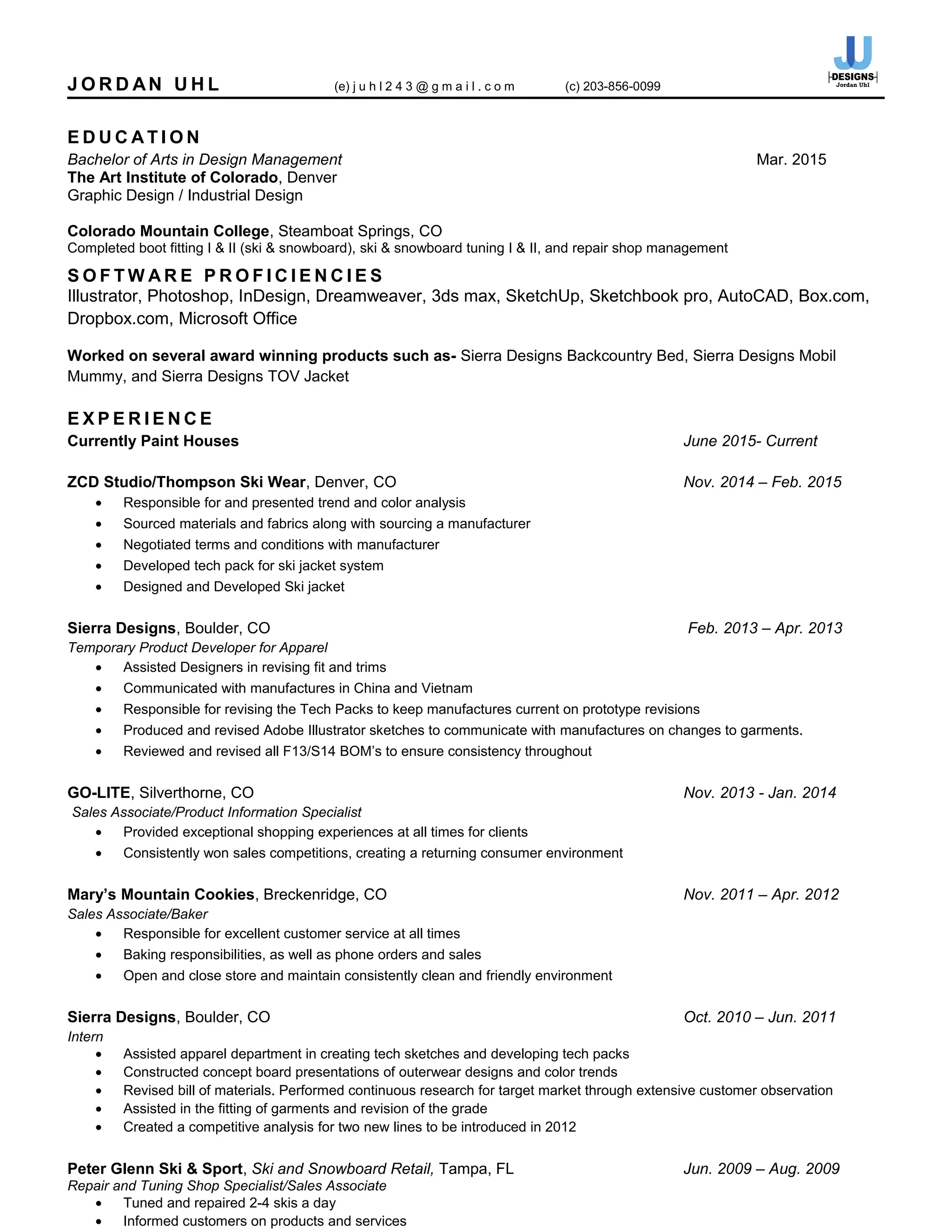 Jordan uhl resume_8_logo | DOC