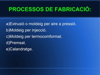 Els Materials Plàstics | ODP