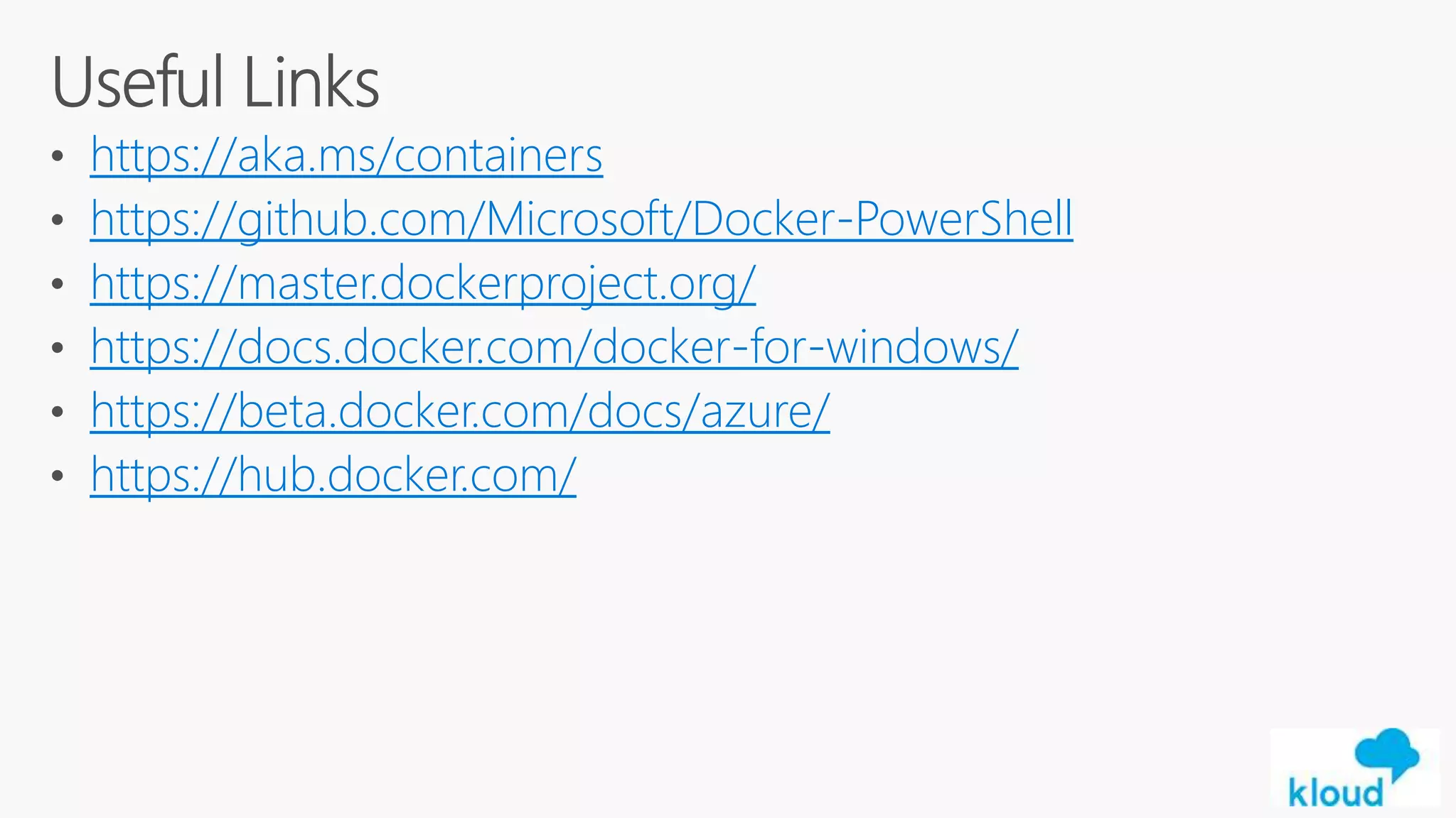 Windows 10 Docker Containers | PPT
