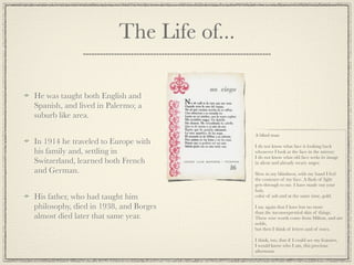 Jorge luis borges | KEY