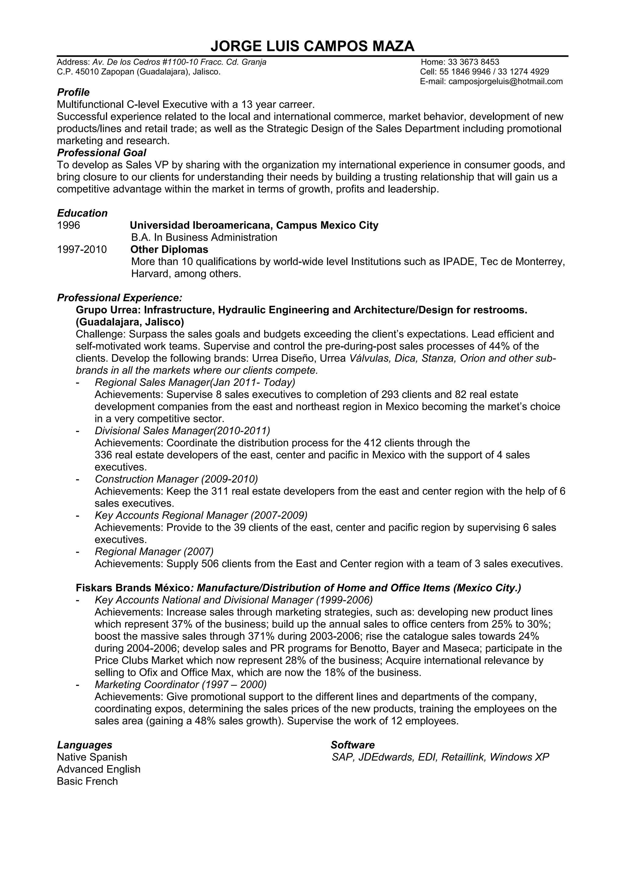 Jorge luis resume | DOC