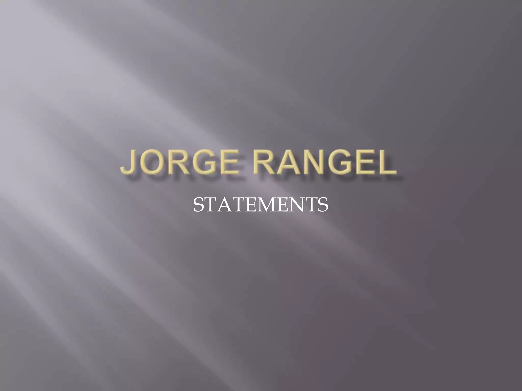 Jorge rangel | PPT