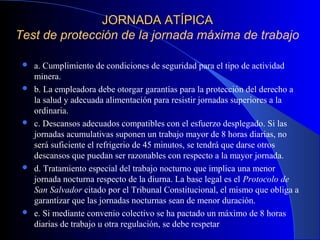 Jornada de trabajo alex 2018 | PPT