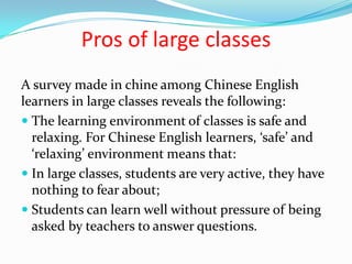 Dealing with large class by velasco carneiro | PPT