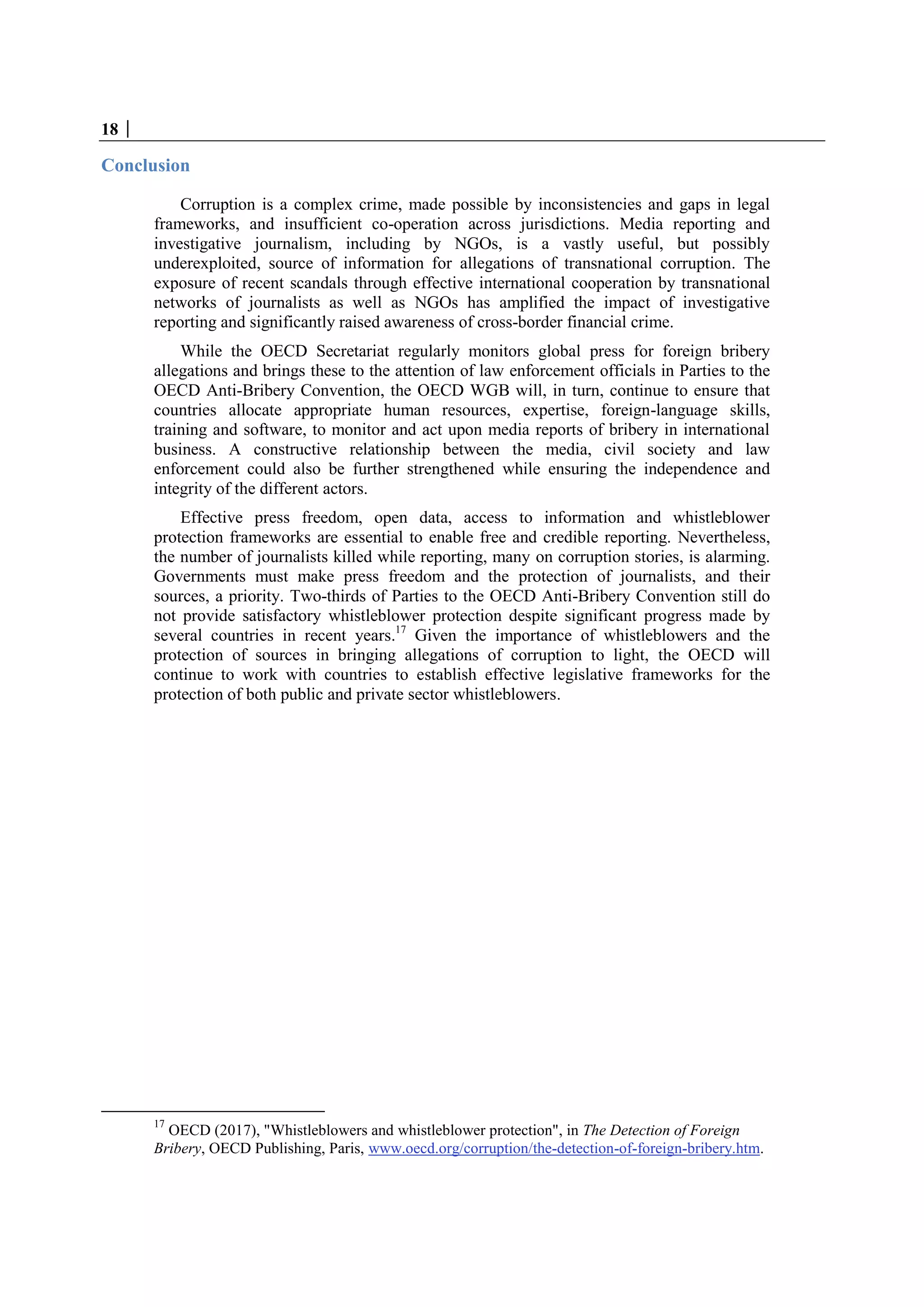 The role of media in combating corruption | PDF