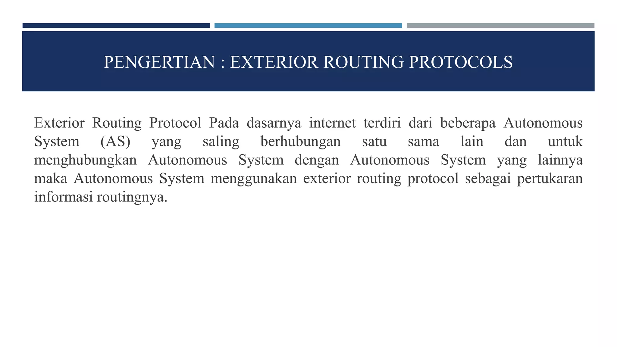 Routing protokol | PPT