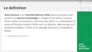 JOSA Data Science Bootcamp Overview | PDF | Databases | Computer Software and Applications