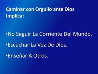 Josafat Caminando Con Orgullo Ante Dios | PDF