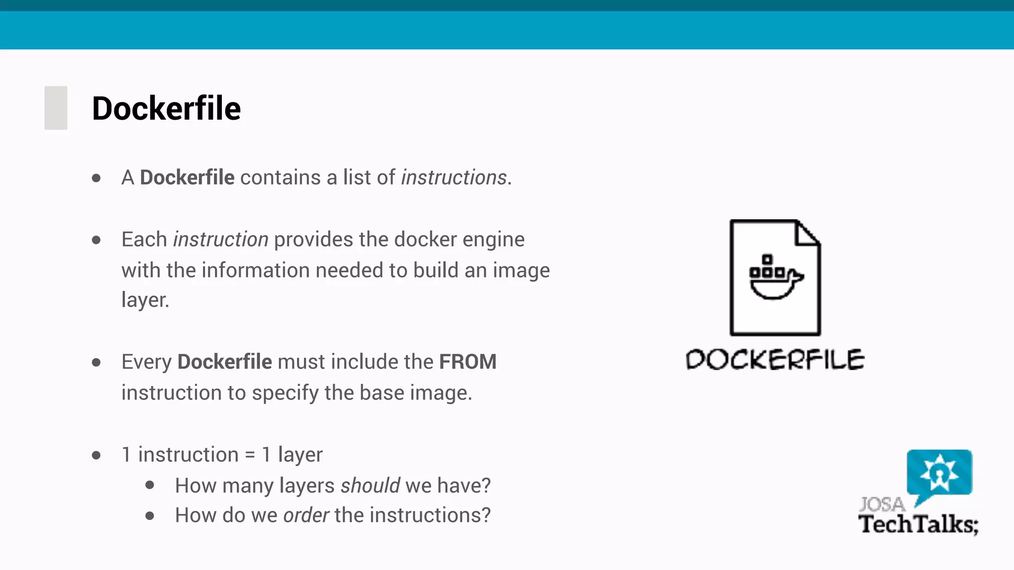 JOSA TechTalks - Docker in Production | PPT