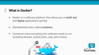 JOSA TechTalks - Docker in Production | PPT