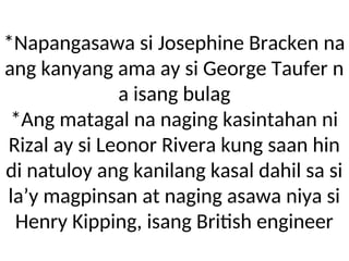 ANG TALAMBUHAY NI DR. JOSE PROTACIO RIZAL | PPT