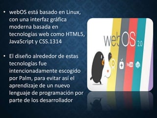 sistema operativo WEB OS | PPTX