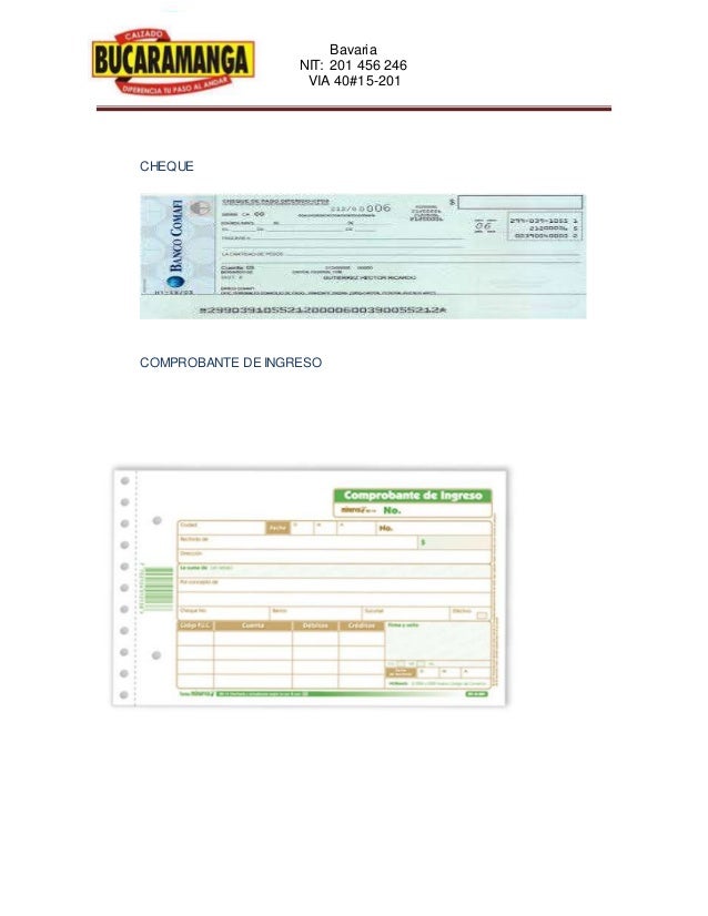 Cheque Comprobante De Ingreso Comprobante De Egreso Letra De Cambi Vrogue