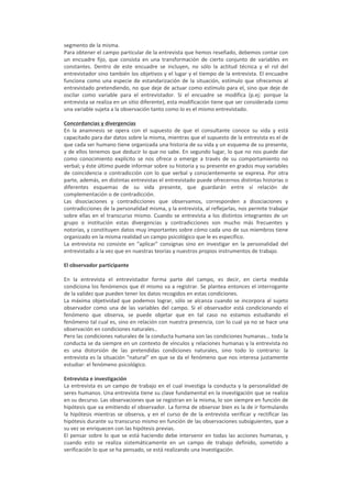 Jose bleger la entrevista psicológica | PDF