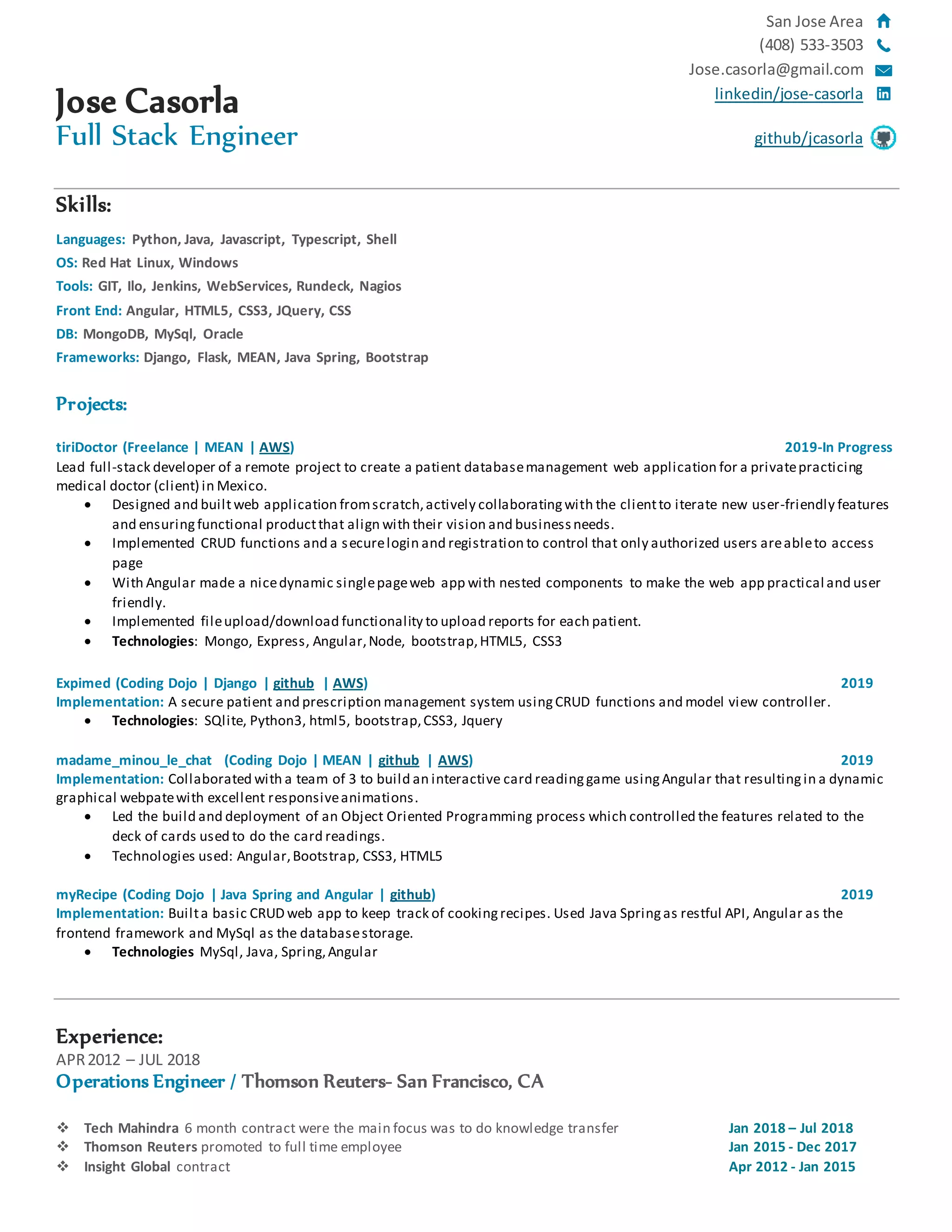 Jose_Casorla_resume | PDF