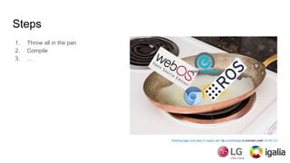 webOS Big Bean Bot (BlinkOn 11) | PPT