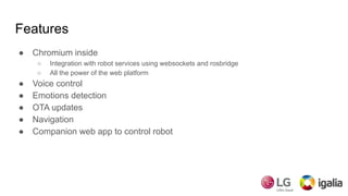 webOS Big Bean Bot (BlinkOn 11) | PPT