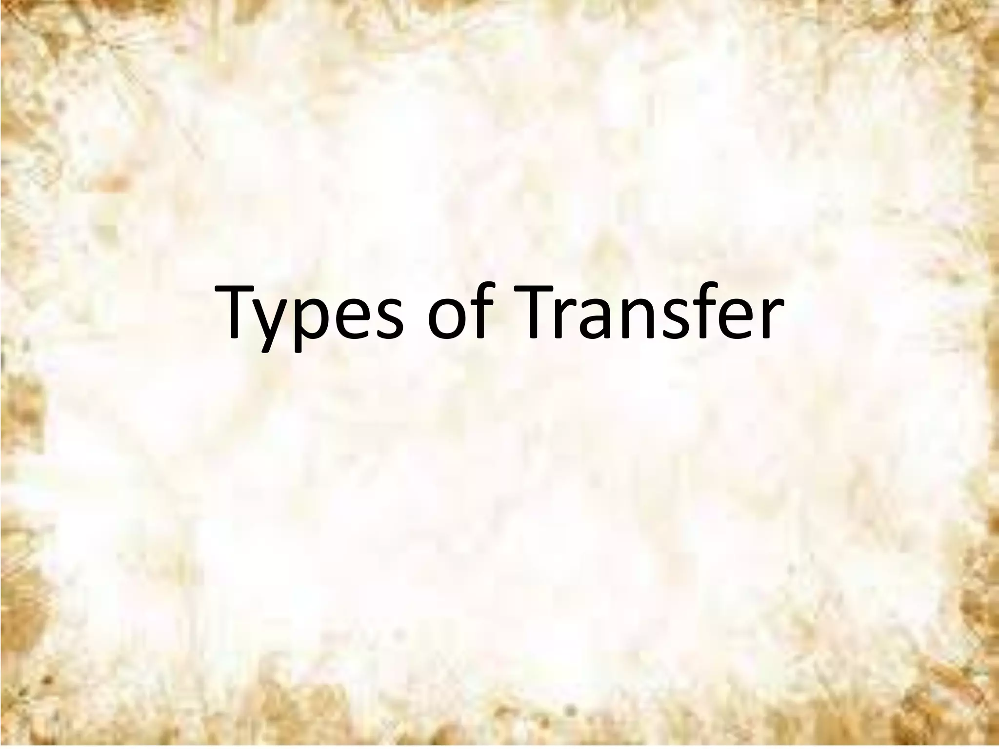 transfer of learimng | PPTX