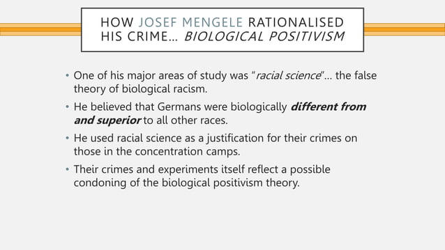 JOSEF MENGELE.pptx angel of death in Nazi | PPT