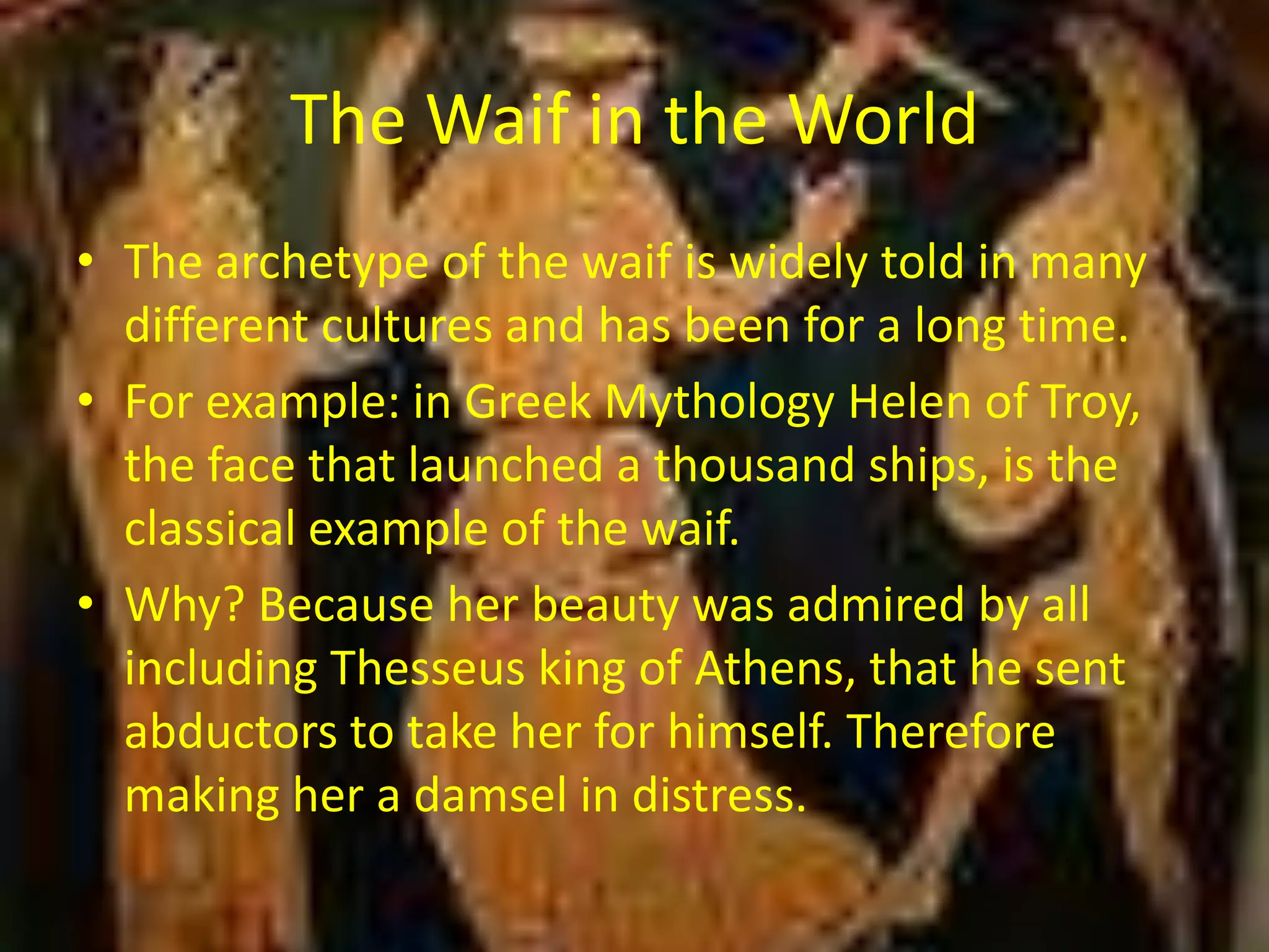 The Waif- Josef Luague | PPTX