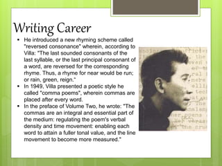 Jose Garcia Villa | PPTX