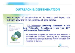 Innovando la innovación en Europa: el modelo del EIT y sus Kics | PPT