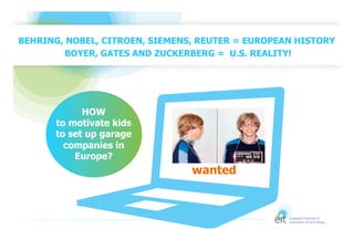 Innovando la innovación en Europa: el modelo del EIT y sus Kics | PPT