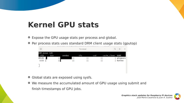 Graphics stack updates for Raspberry Pi devices | PPT | Free Download