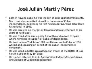 José martí web quest | PPT