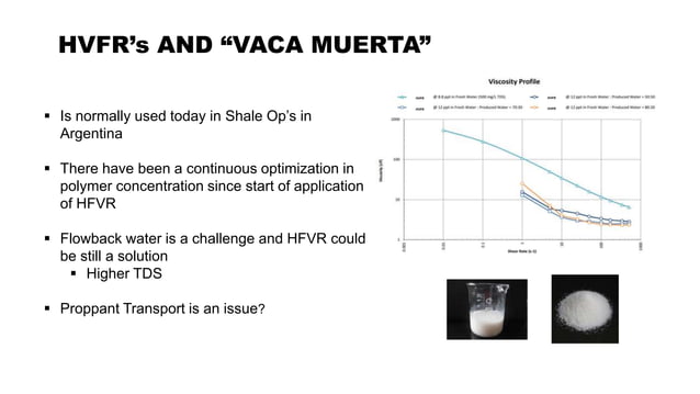 FLOWBACK WATER AND HIGH VISCOSITY FRICTION REDUCERS IN SHALE FRACTURING ...