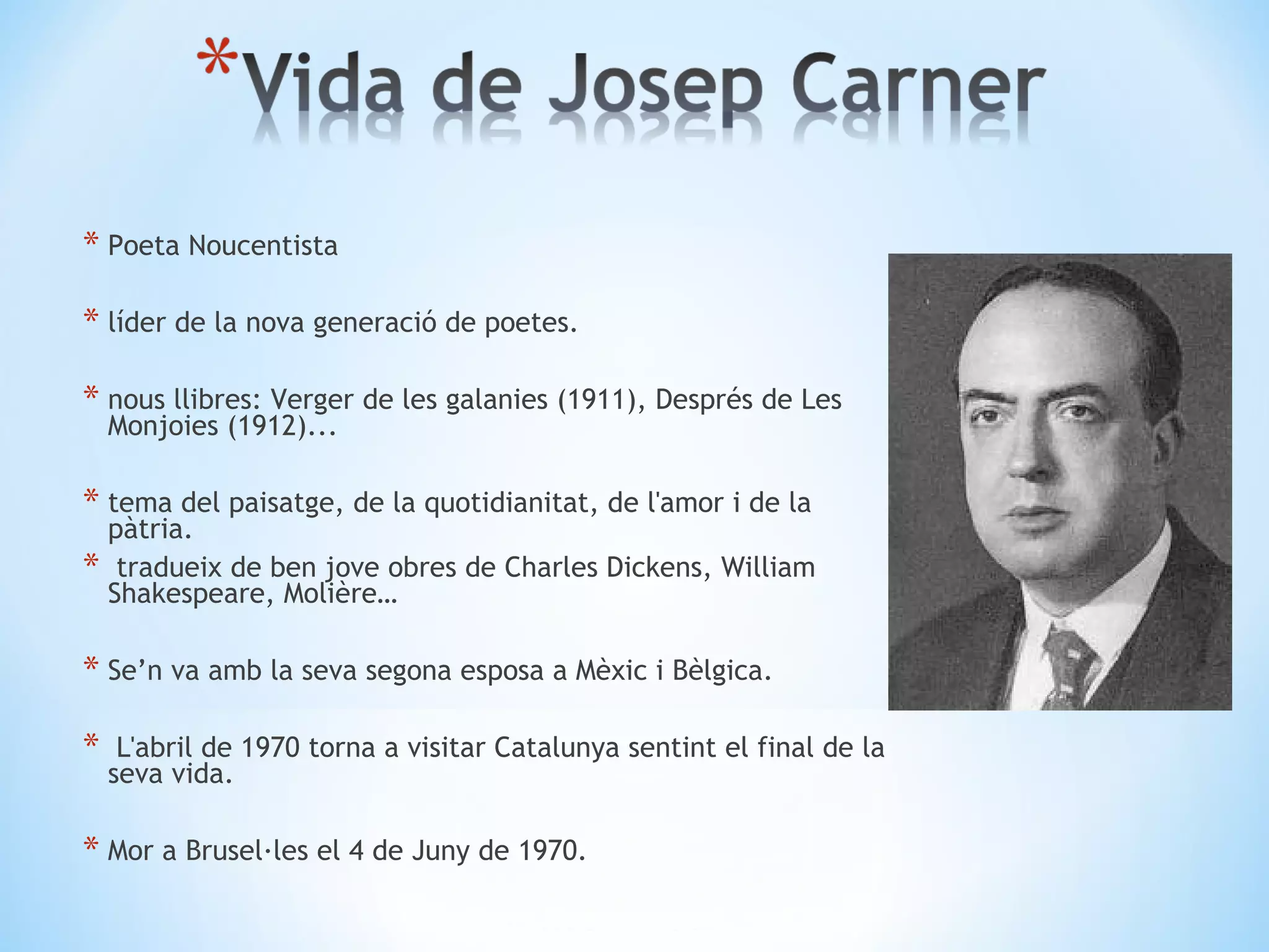 Josep carner | PPT