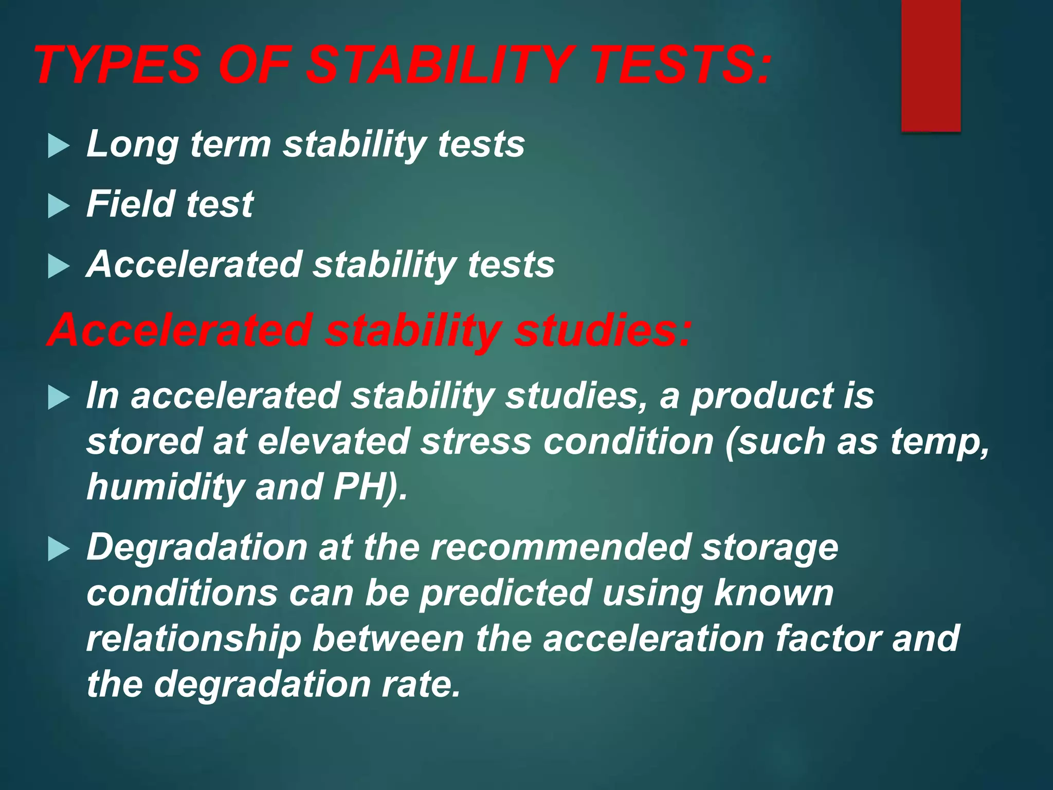 CHNS ANALYSIS AND ACCELERATED STABILITY STUDIES | PPTX
