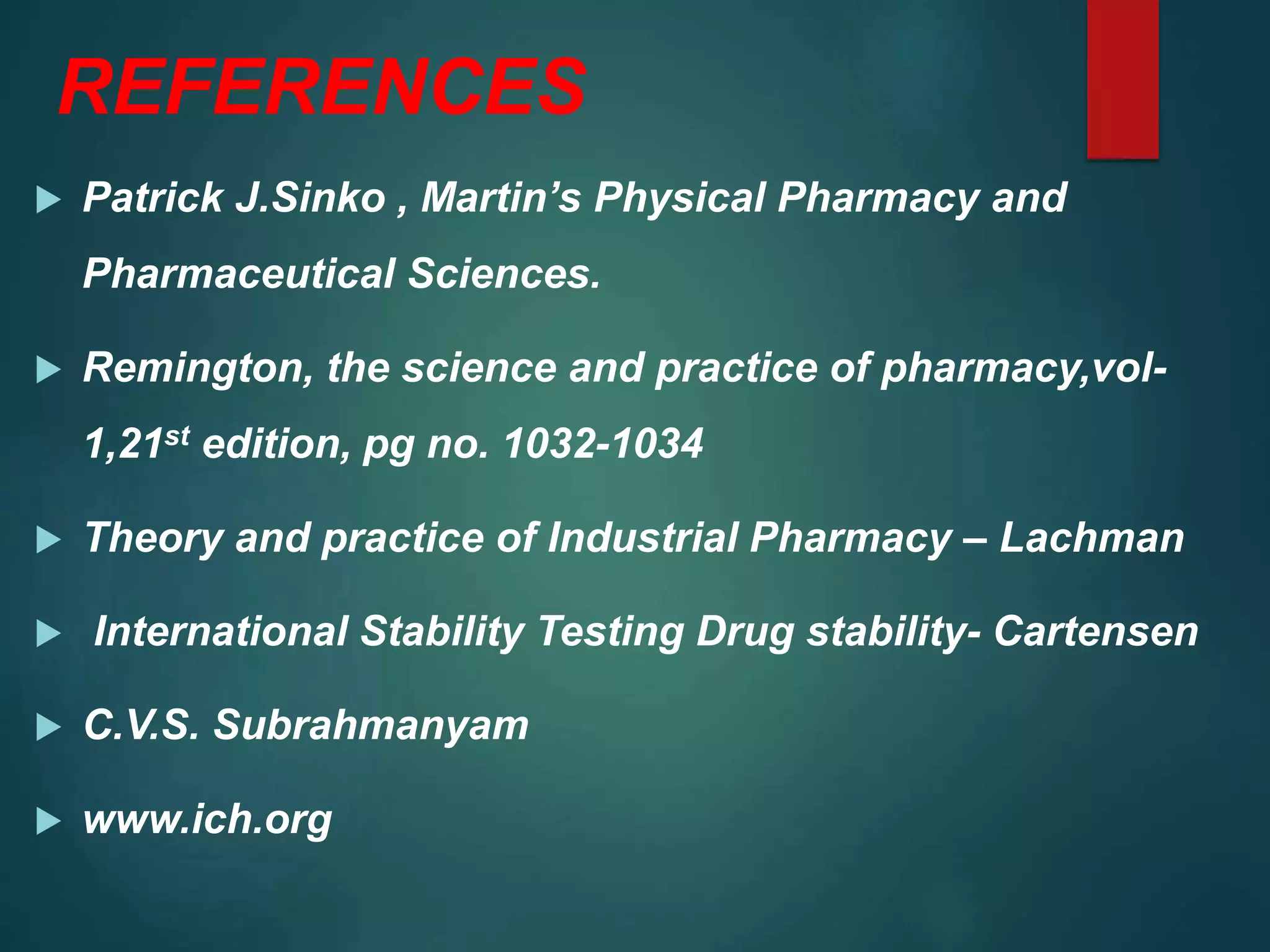 CHNS ANALYSIS AND ACCELERATED STABILITY STUDIES | PPTX