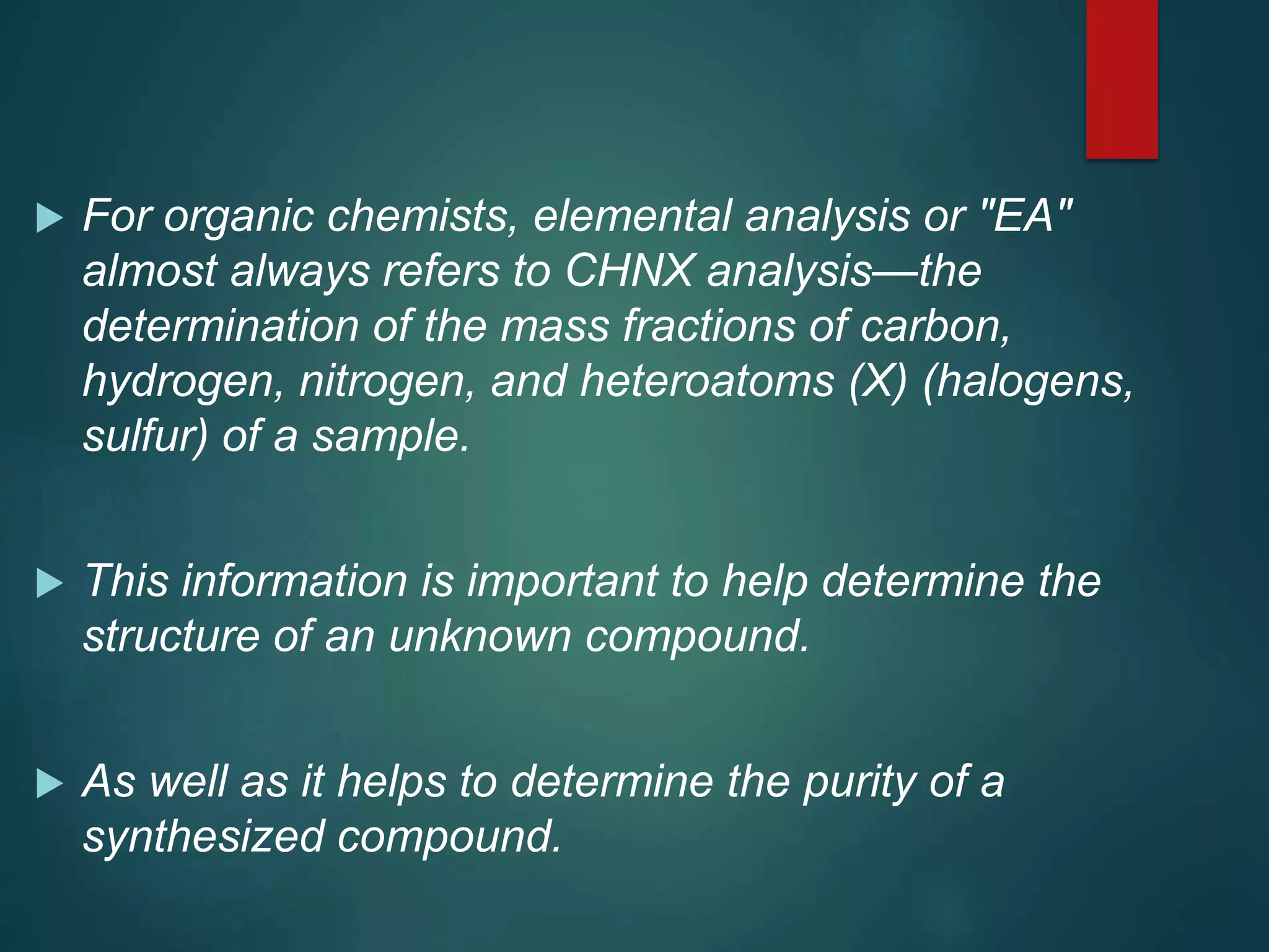 CHNS ANALYSIS AND ACCELERATED STABILITY STUDIES | PPTX