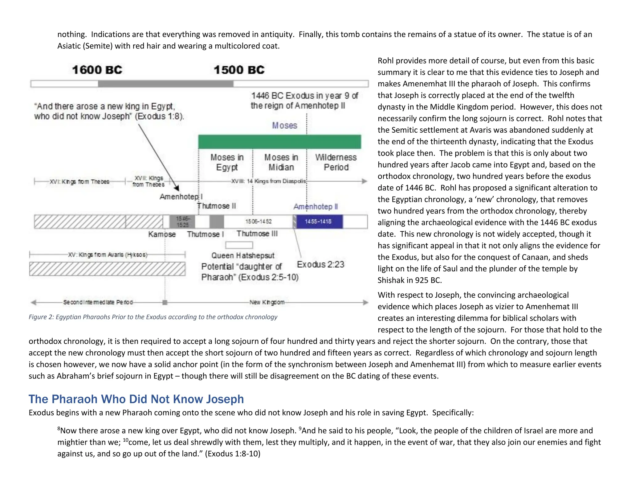 Joseph the Son of Israel in Egypt Biblical Text | PDF