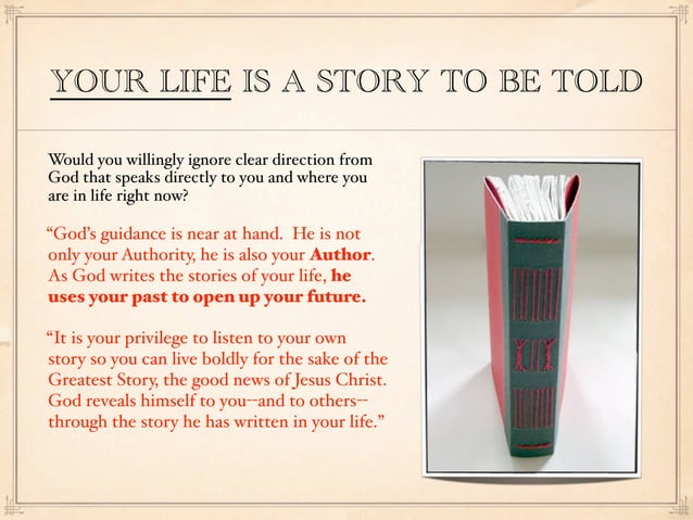 Ken Fong - To Be Told: The Story of Joseph - 071110 | PPT