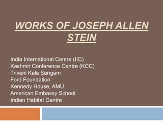 Joseph allen stein | PPTX