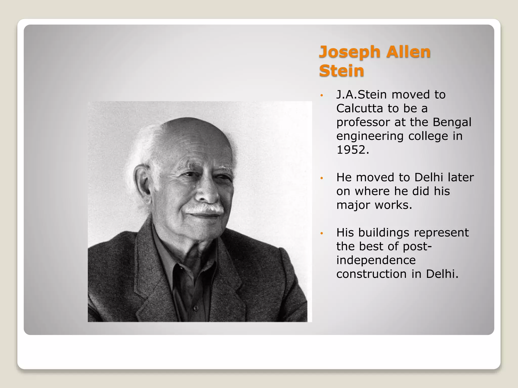 Joseph allen stein | PPT