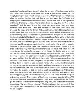 Joseph and Asenath by E.W. Brooks | PDF