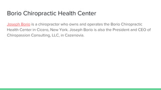 Joseph Borio: Cooking Italian With Joe | PPT