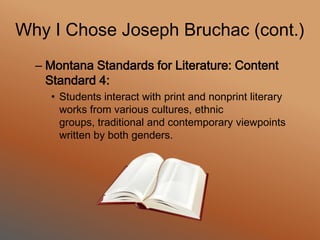 Joseph Bruchac Author Study | PPTX
